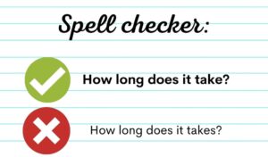 How long does it takes -or- how long does it take?